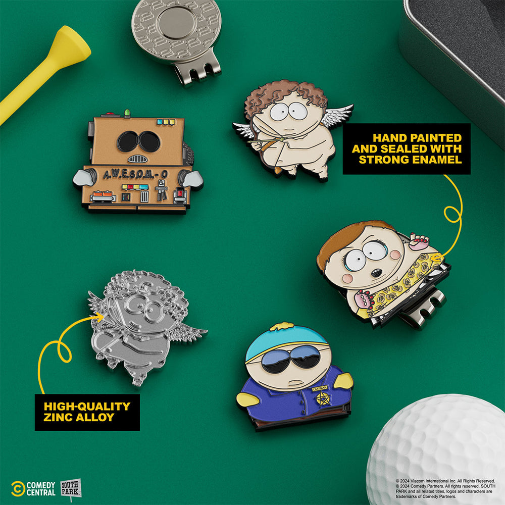 Cartman 4 Piece Ball Marker Set w/ Hat Clip